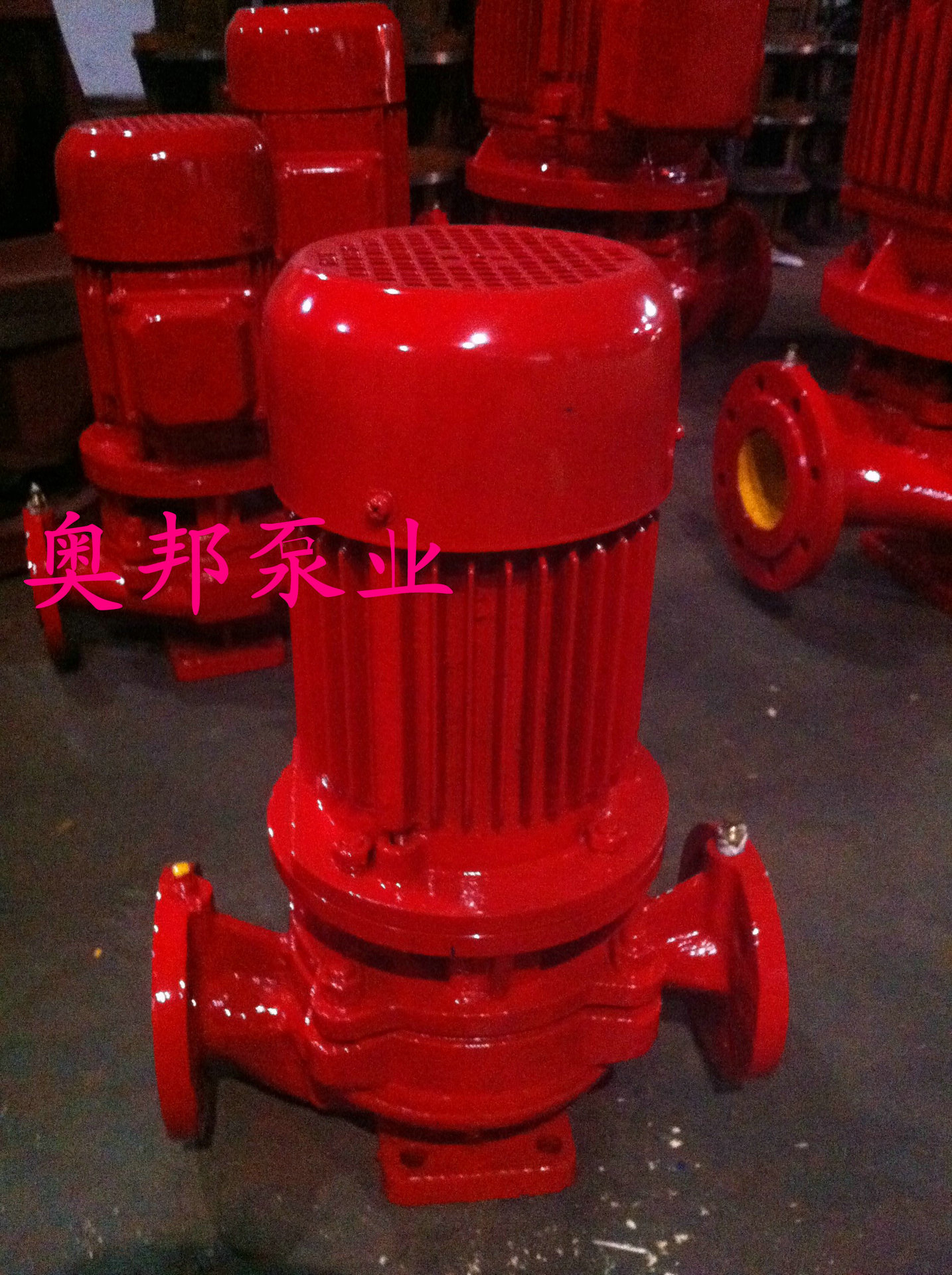 消防泵立式单级消防泵单级管道离心消防泵380V消防泵,XBD3.2/5-65ISG,厂家价格1050元/台,消防泵,永嘉县奥邦泵业制造有限公司-中国泵阀网(www.zgbfw.com)