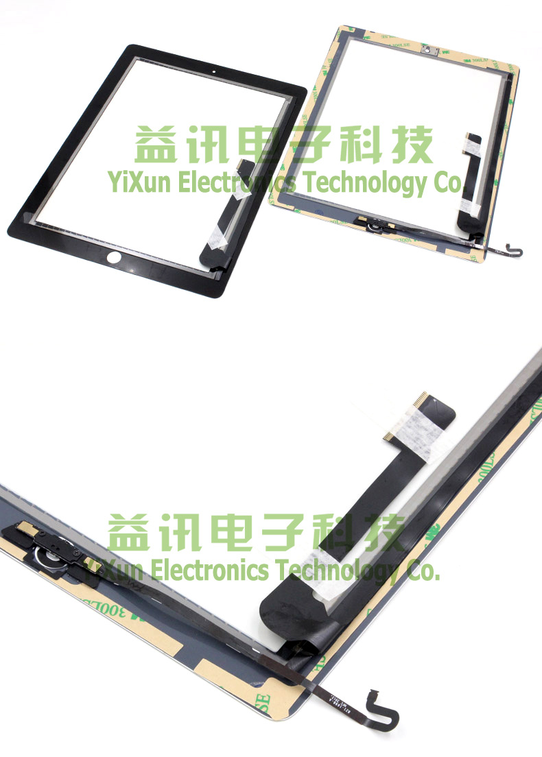 ipad4home键排线安装图,id4更换ome键图,id4ome键更换_大山谷图库